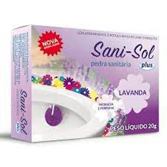 PEDRA SANITARIA LAVANDA 20 GR SANI-SOL | Conesul