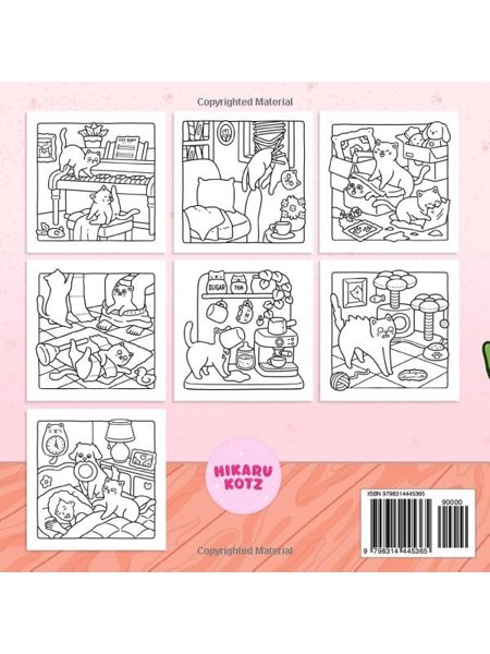 Livro de colorir: Naughty Cats: Cattitude Coloring Book for Adults and ...