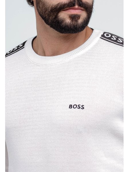 Suéter Hugo Boss Branco - Elegância e Conforto | NEW MAN STORE