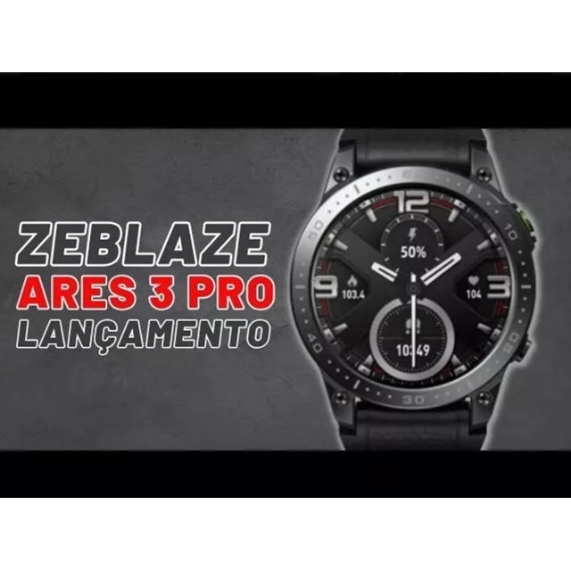 Smartwatch Zeblaze Ares 3 Pro 1.43 Amoled Chamadas Bluetooth | pooq.com.br