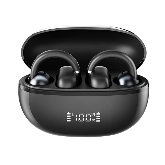 Fone de Ouvido Haylou Airfree OW03 Bluetooth, Conexão 2 Dispositivos, App Personalizado - Preto ...