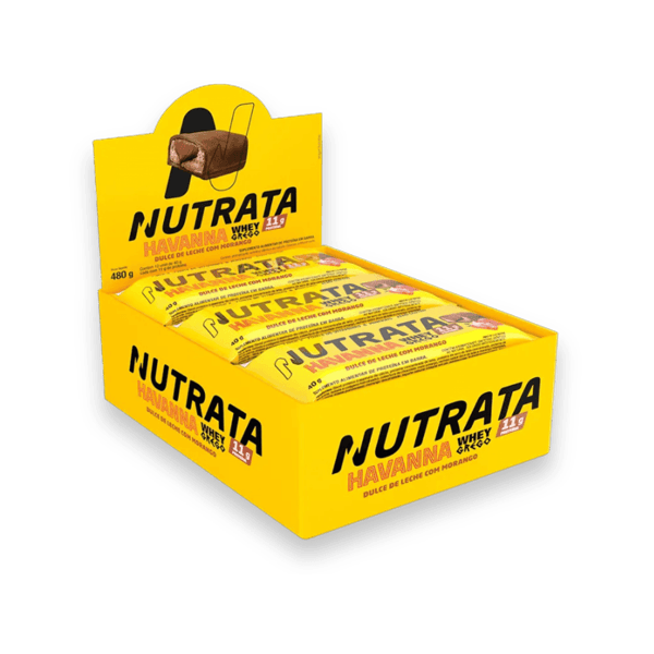 Whey Grego Bar Nutrata - 9 Barras de 40g | Barra de Proteína | Casa Ômega