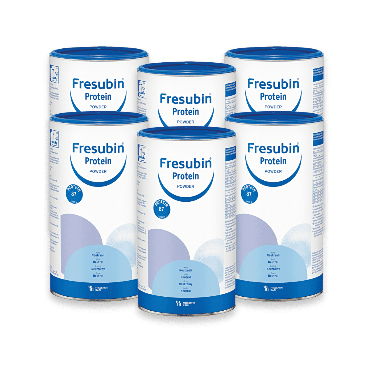 [COMBO] Caixa com 6 Fresubin Protein Powder 300g | Fresenius Kabi ...