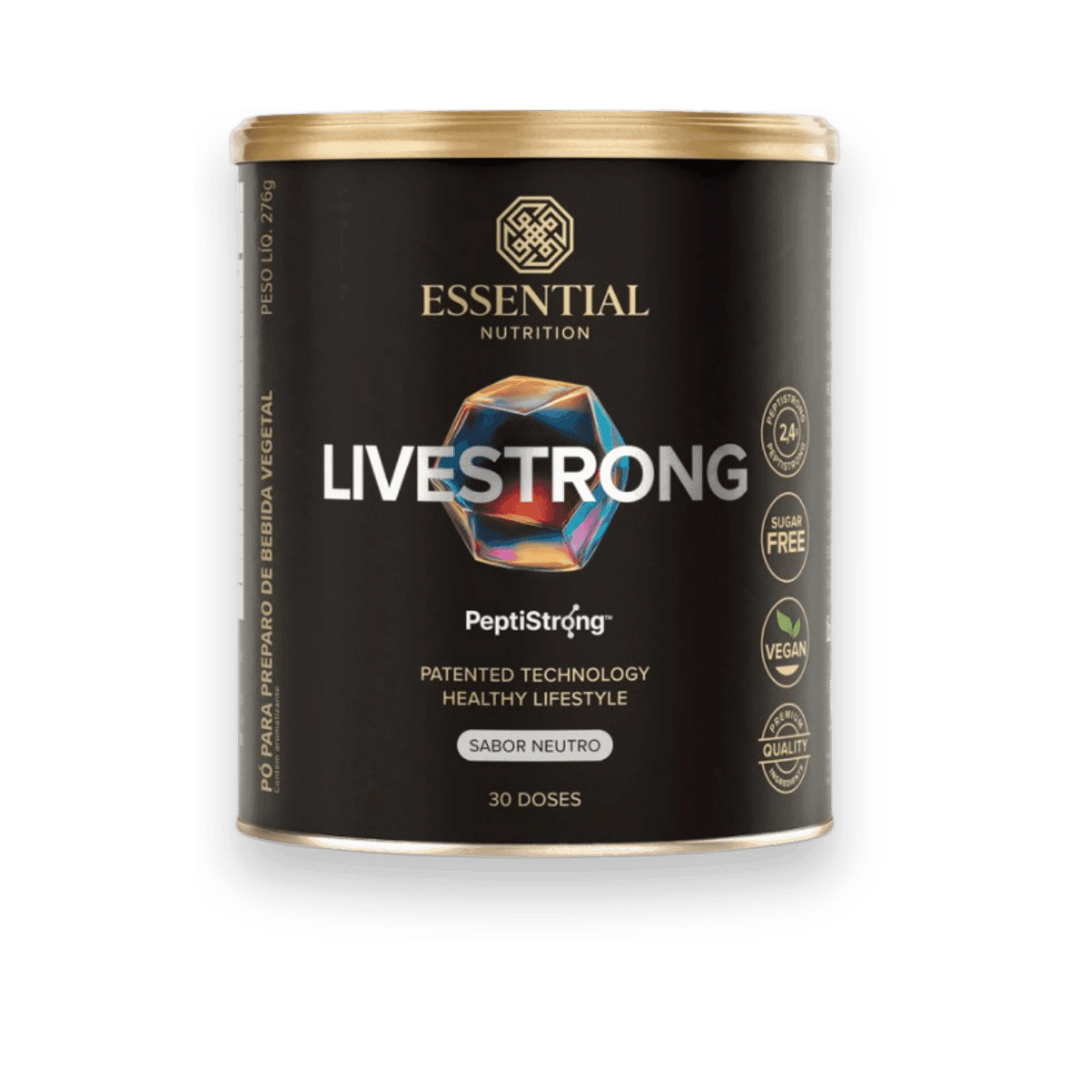 Livestrong Essential Nutrition - Lata |PeptiStrong | Casa Ômega