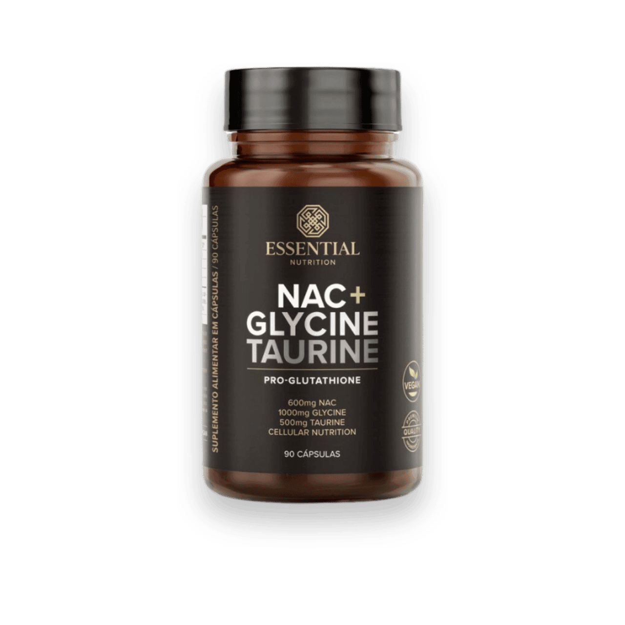 NAC + Glycine + Taurine Essential - 90 Cápsulas | Detox e Suporte ...