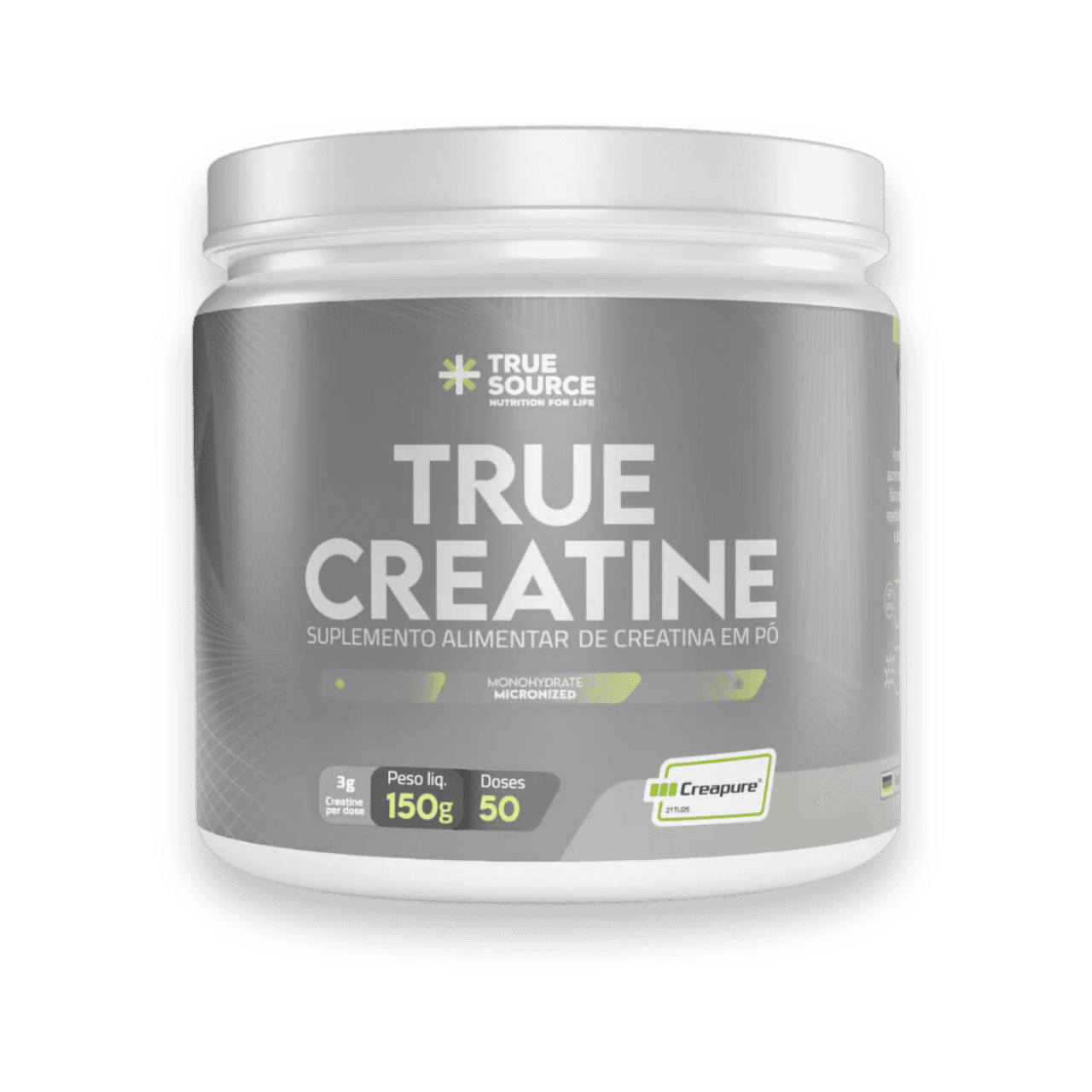 True Creatine Creapure True Source - Pote de 150g | Casa Ômega