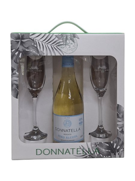Kit Donnatella Zero Álcool com 2 Taças | Vinícola Góes