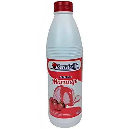Cobertura Morango Sorvete Mix - 1,3Kg | Brubi Distribuidora