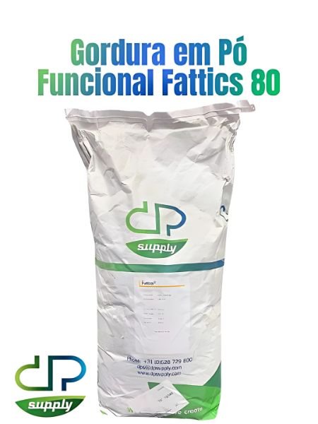 Gordura em Pó Funcional Fattics 80 - 20Kg | Brubi Distribuidora