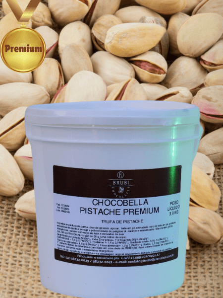 ChocoBella Pistache Premium Brubi Chocolates - Pote 1Kg | Brubi ...