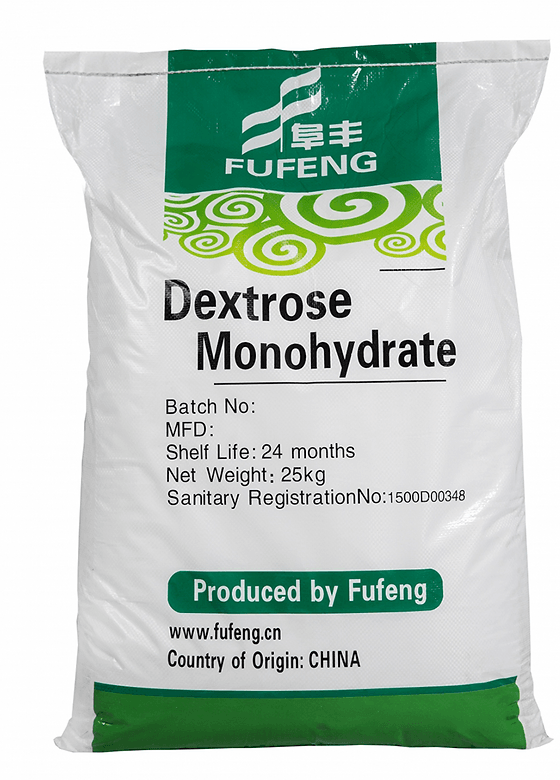 Dextrose Monohidratada Fufeng - 25Kg | Brubi Distribuidora