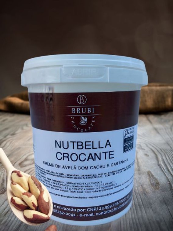 NutBella Crocante Brubi Chocolates | Brubi Distribuidora