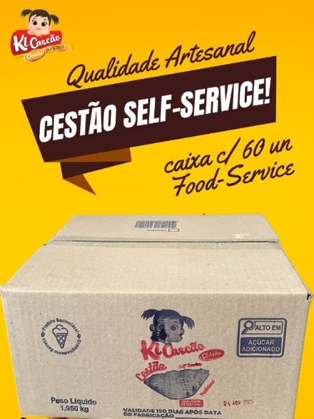 Cestão Biscoito Baunilha Ki Cascão - Caixa 60 unidades | Brubi ...