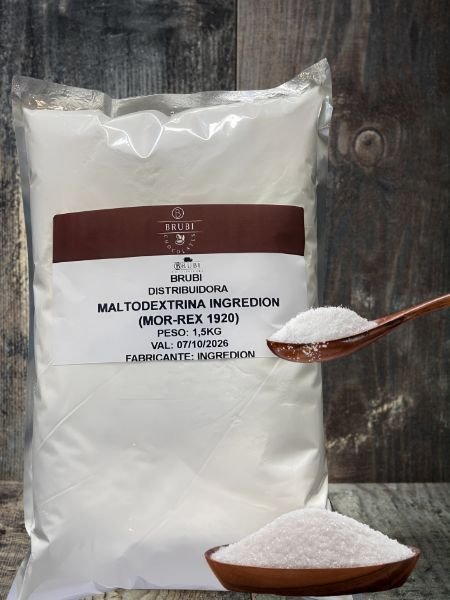 Maltodextrina Mor-Rex 1920 Ingredion - Embalagem 1.5Kg | Brubi ...
