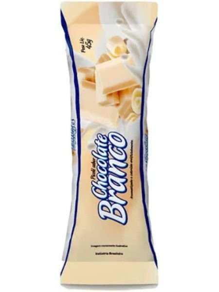 Embalagem Picolé Perolizada Chocolate Branco (BOPP) Rio Novo 6,7x19cm ...