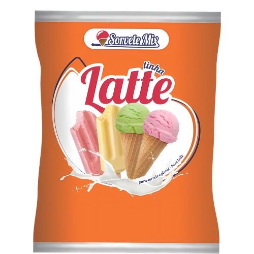 Sorvete Mix Latte Morango Gold - 1Kg | Brubi Distribuidora