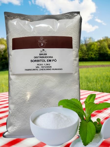 Sorbitol em Pó - Embalagem 1.5Kg | Brubi Distribuidora