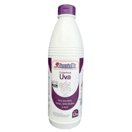 Cobertura Uva Sorvete Mix - 1,3Kg | Brubi Distribuidora