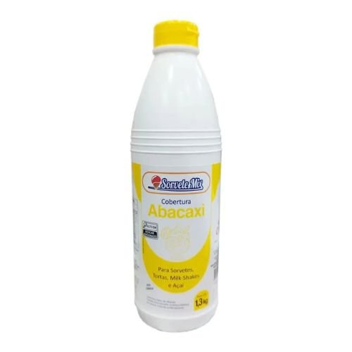 Cobertura Abacaxi Sorvete Mix - 1,3Kg | Brubi Distribuidora