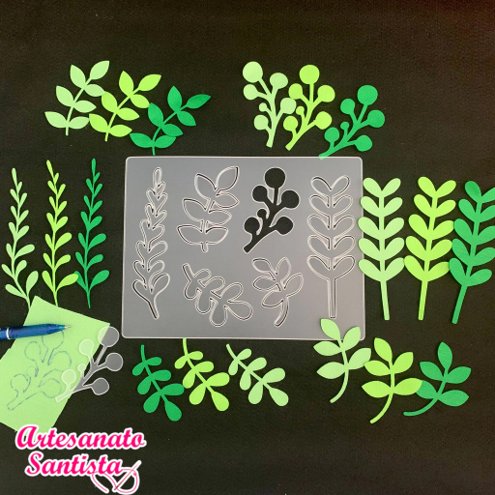 Molde de plástico para você riscar e cortar e fazer trabalhos manuais ...