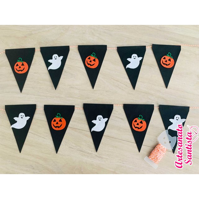Rceorte de Feltro para Halloween | Artesanato Santista