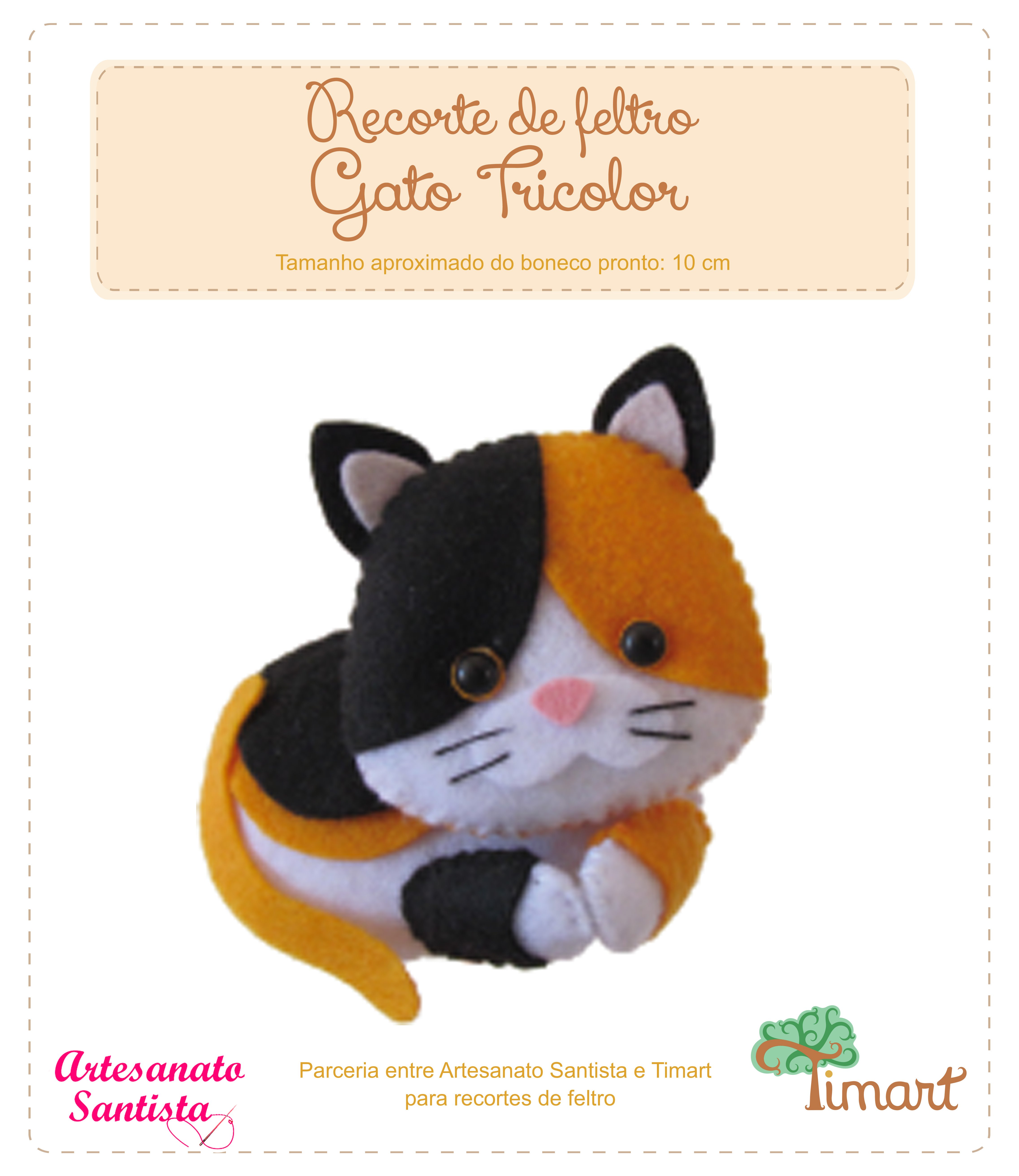 Recortes de Feltro Timart | Artesanato Santista