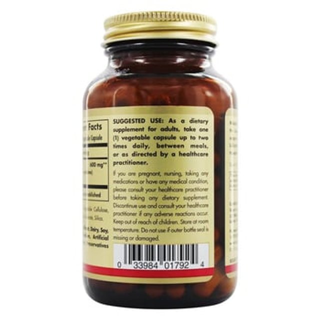 NAC N-acetil-L-cisteína, Solgar, 600 mg, 120 Vegetable Capsules ...