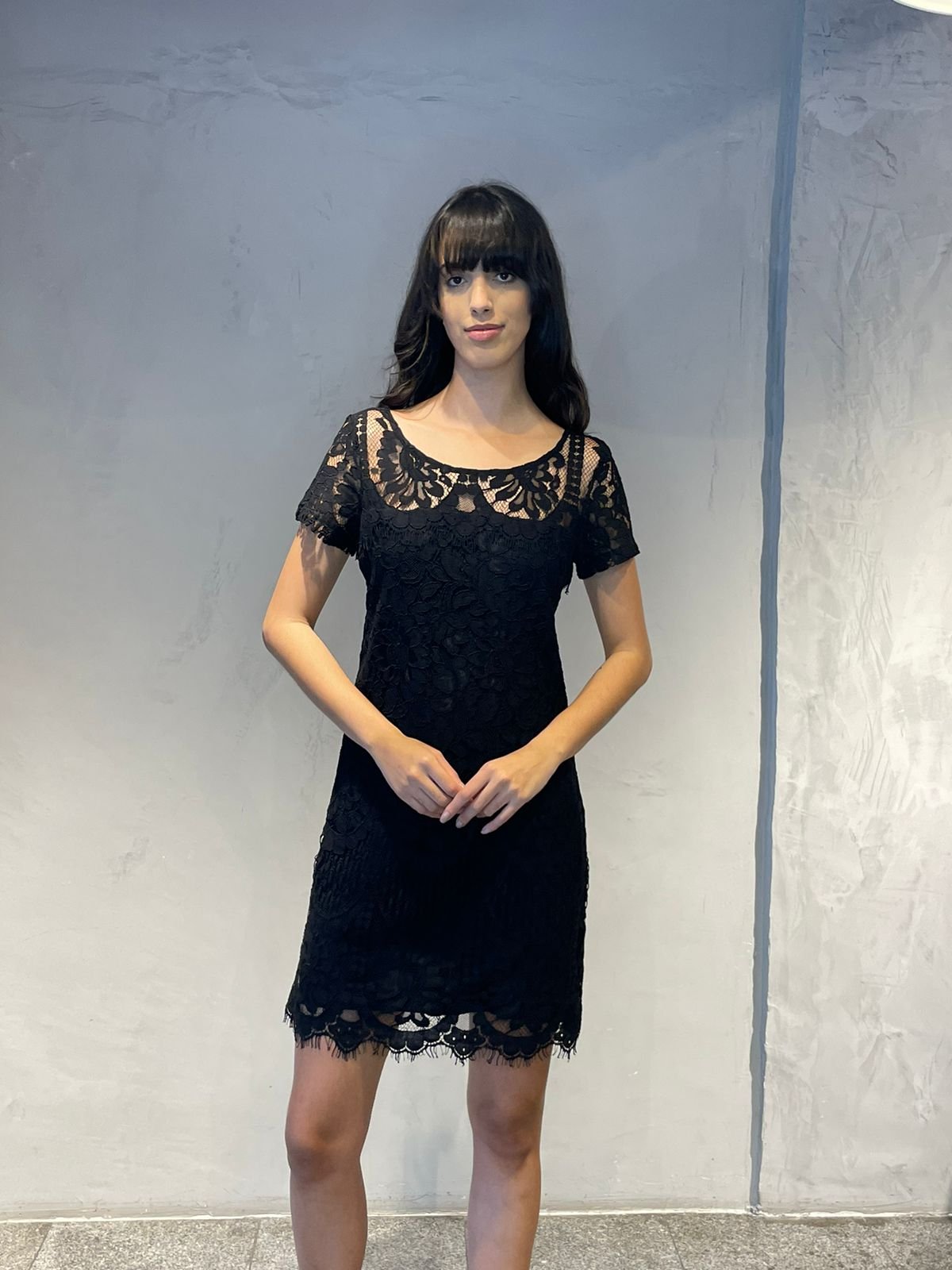 Vestido Mini - Renda | DTA