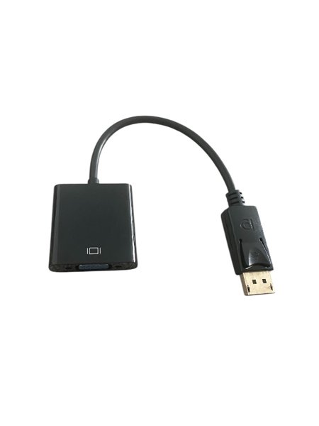Adaptador Displayport para VGA fêmea | Ponto a Ponto | Cabos e Conexões