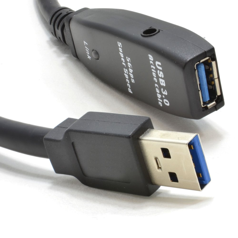 Cabo Extensor USB 3.0 Ativo de 20 Metros | Bear Cabos Cabo Extensor USB 3.0 Ativo de 20 Metros | Bear Cabos