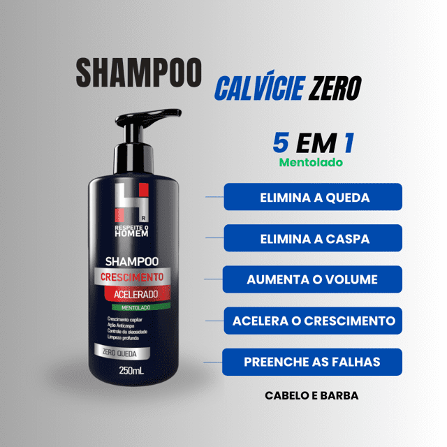 Shampoo Calvície Zero - O melhor shampoo para calvície, for men ...