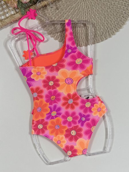 Maiô Infantil Siri Kids Laura Happy Flower 40225 | Seu Stillo Kids