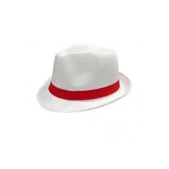 Chapéu Exú - Branco e Vermelho | Jeronimo's Flora Online