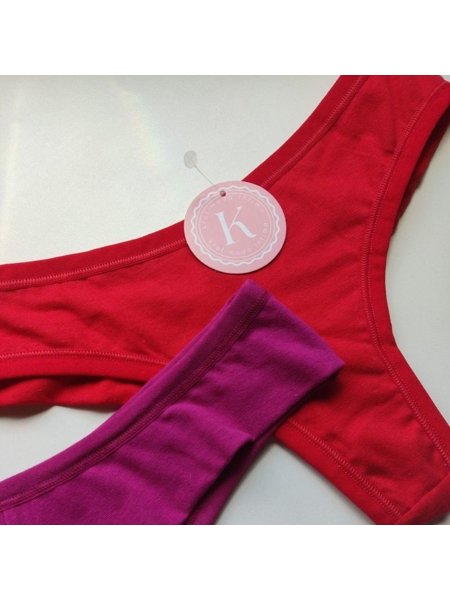 Kit com 05 calcinhas de Algodão Fio Duplo Básica Modelo Beatriz | Krol Moda Íntima