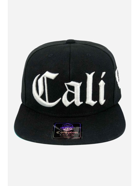 Boné Compton Aba Reta Snapback Cali Preto | COMPTON