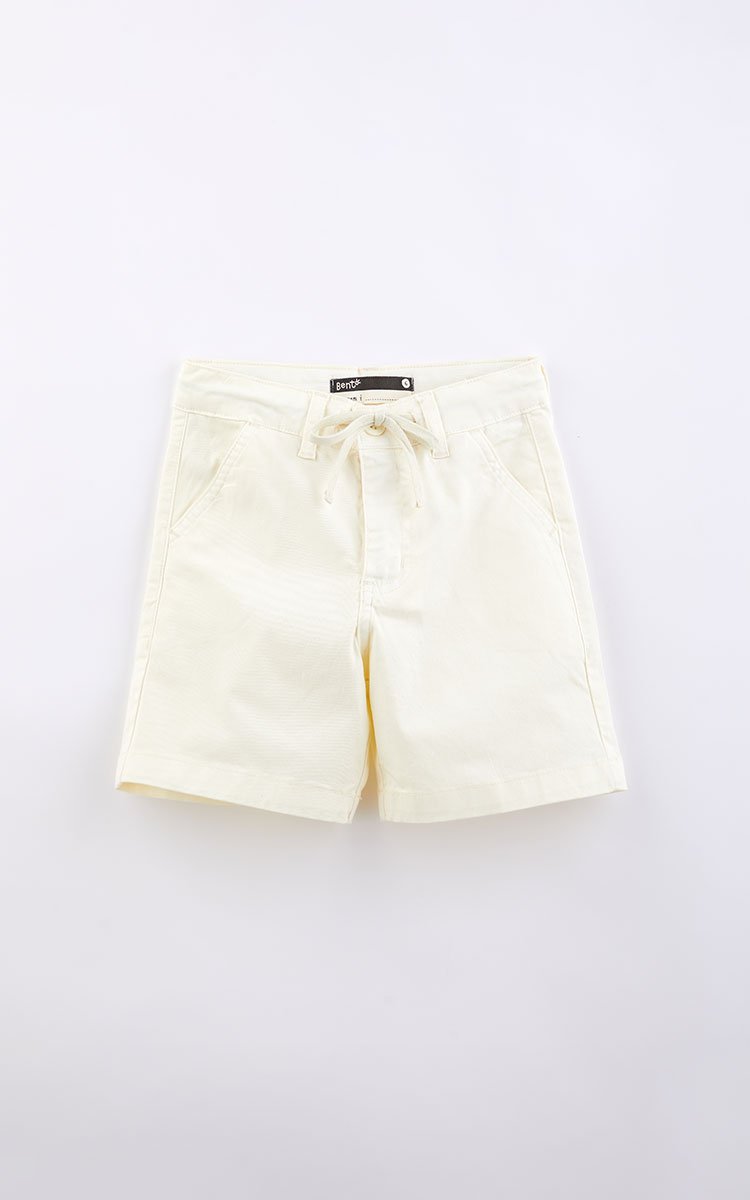 Bermuda Bento Martim em Sarja Off White | Doce Luiza