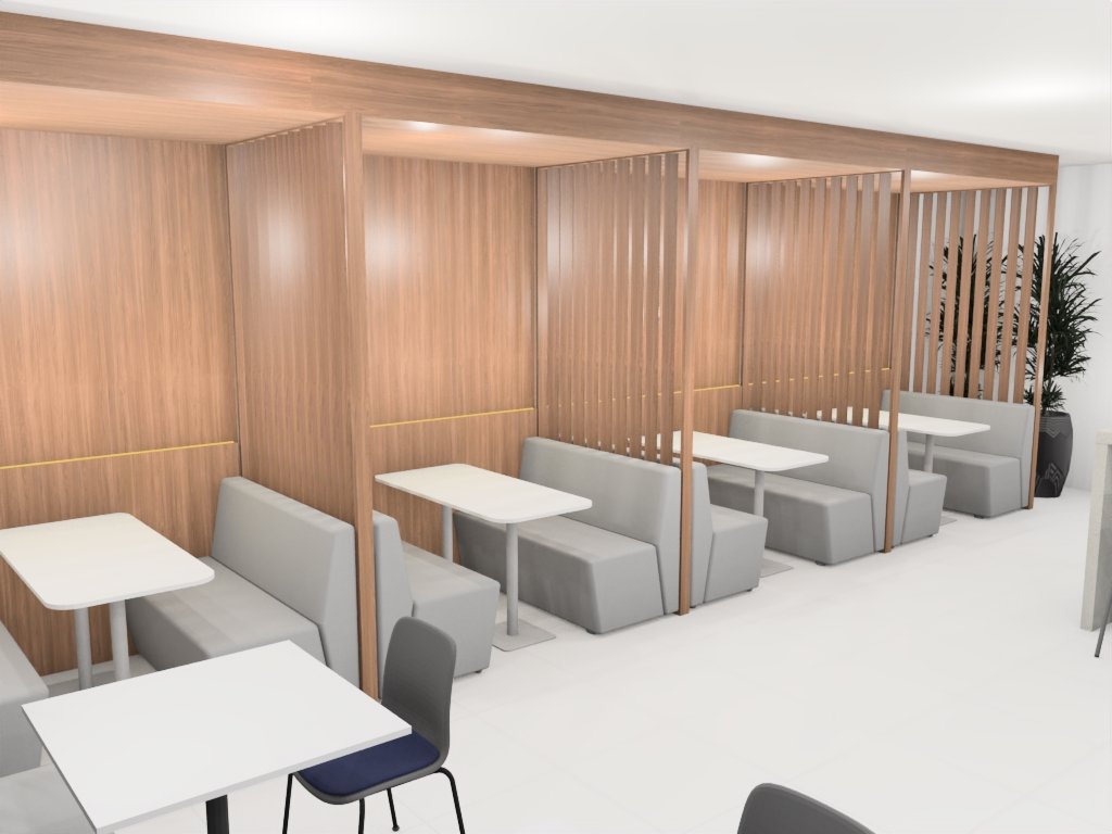 Projetos Refeitório de Escritório | Móveis Office