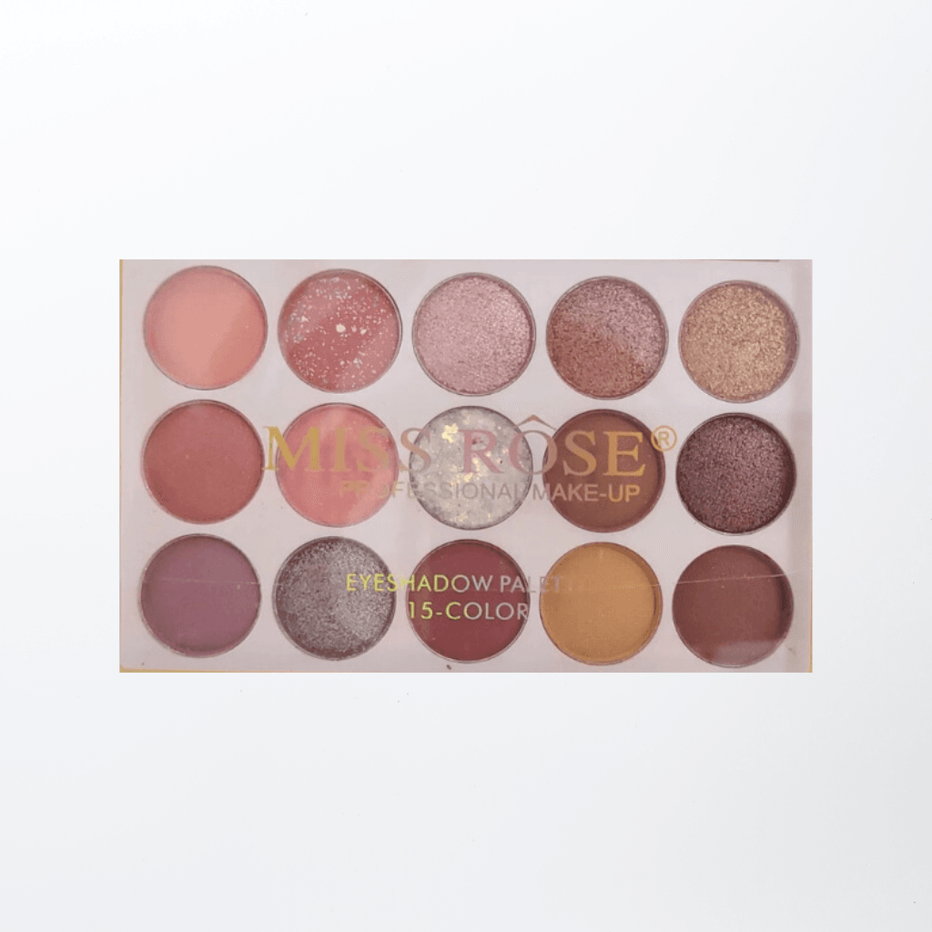 PALETA DE SOMBRA 15 COLORS MISS ROSE | Bi Make