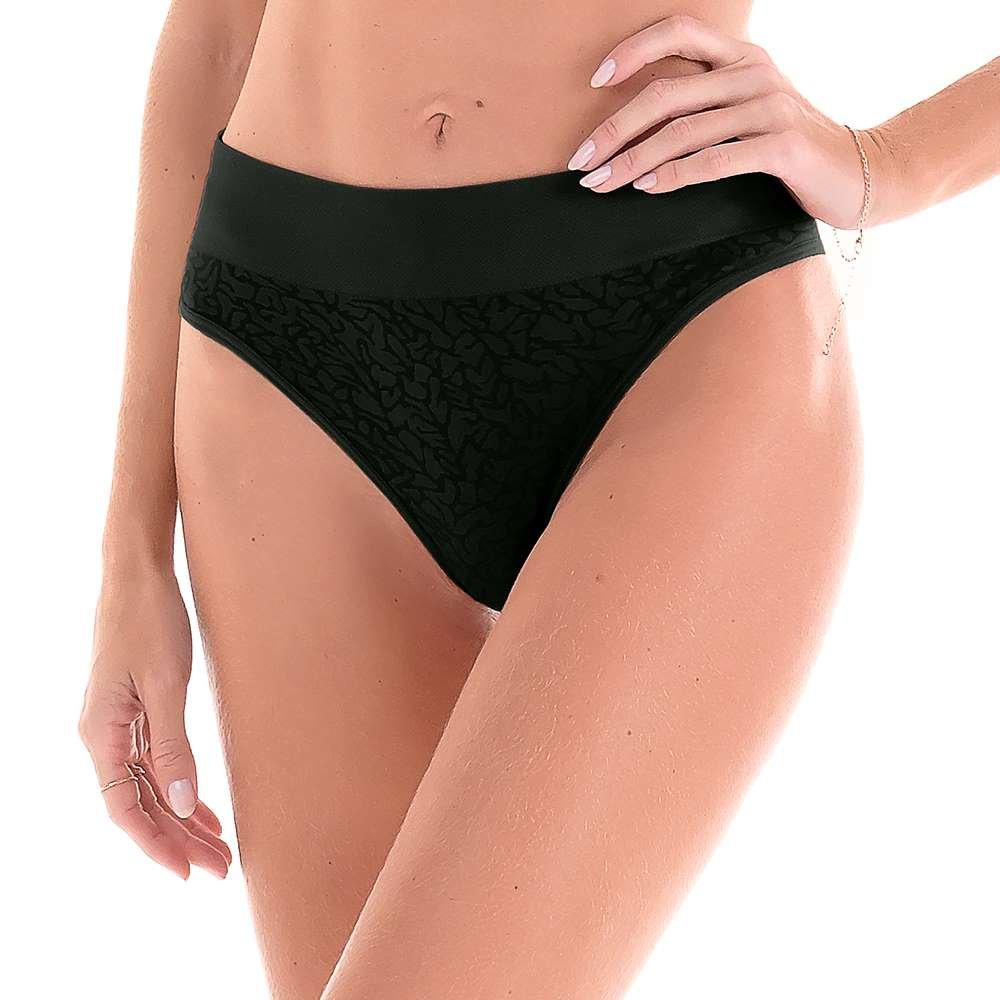 Calcinha Tanga Jacquard Sem Costura Blush | Shop.dalin