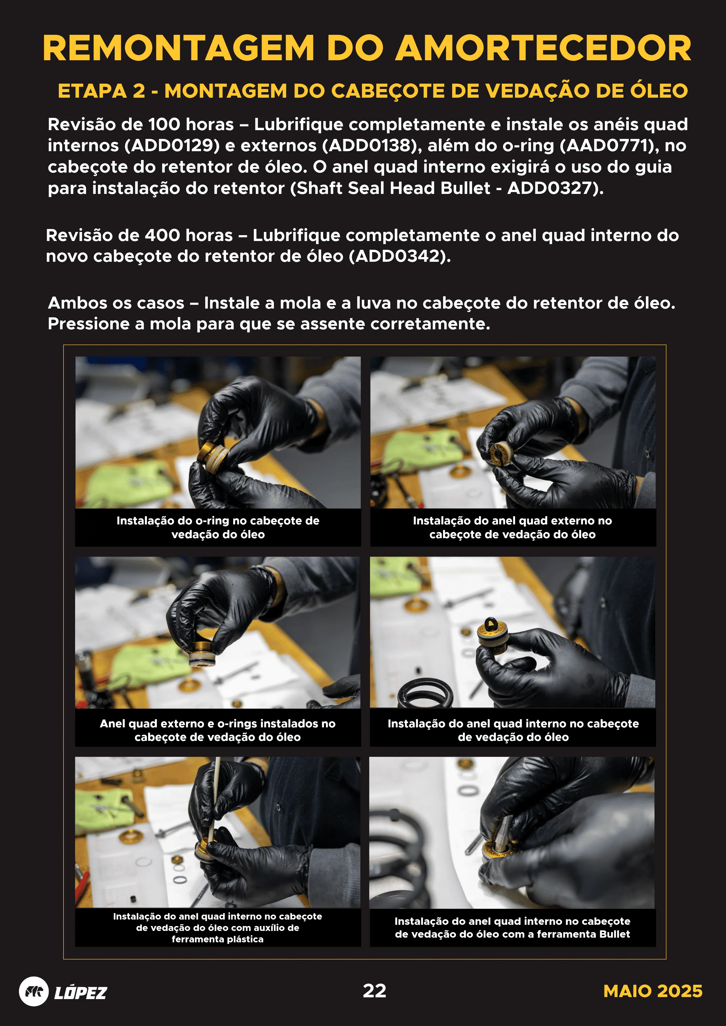 Manual de Instruções Completo - Tigon 100 & 200 Horas | Lopezbike