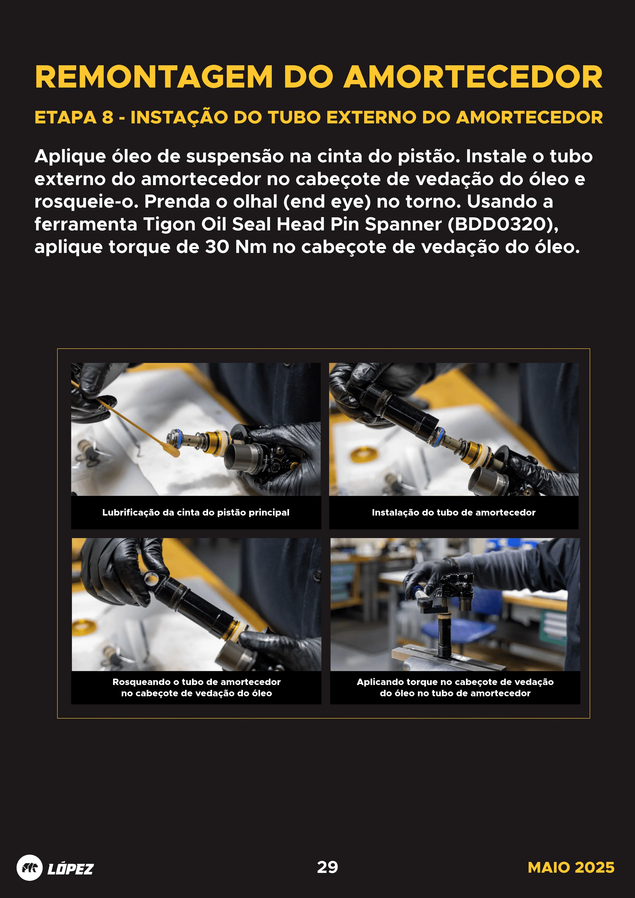 Manual de Instruções Completo - Tigon 100 & 200 Horas | Lopezbike