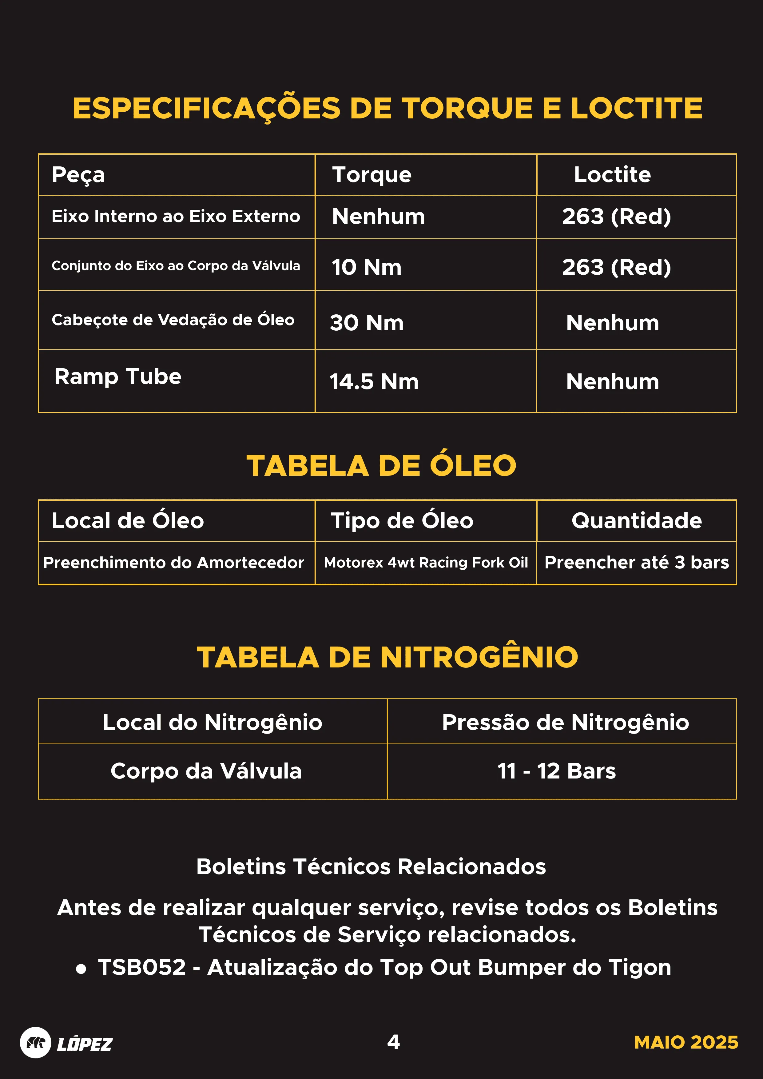 Manual de Instruções Completo - Tigon 100 & 200 Horas | Lopezbike