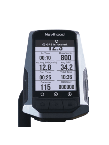 CICLOCOMPUTADOR/GPS NAVIHOOD L1 - CINZA | Fraga Bike Shop