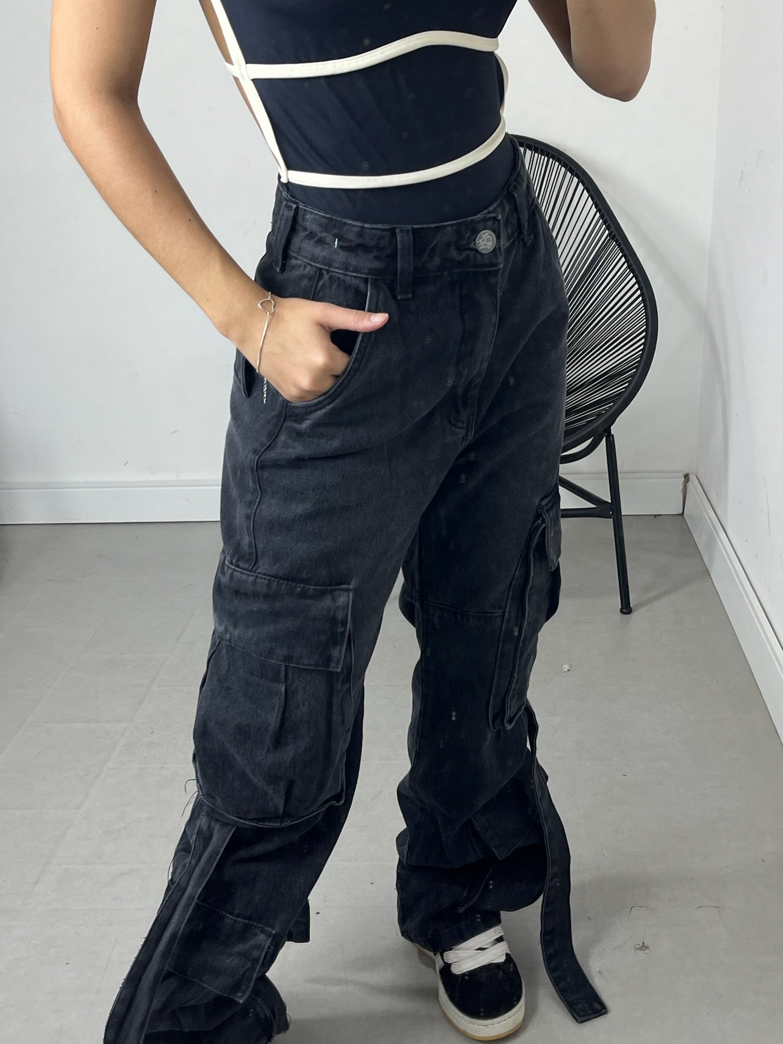 WIDELEG JEANS CARGO TIRAS | Urbana Ribeirão Preto | Loja de Roupas ...