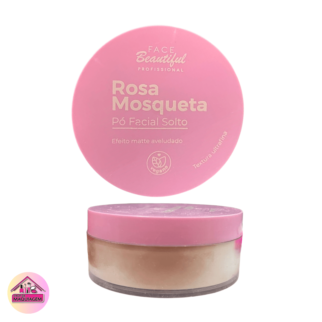 PO FACIAL SOLTO ROSA MOSQUETA FACE BEAUTIFUL _UND | SHOP DA MAQUIAGEM