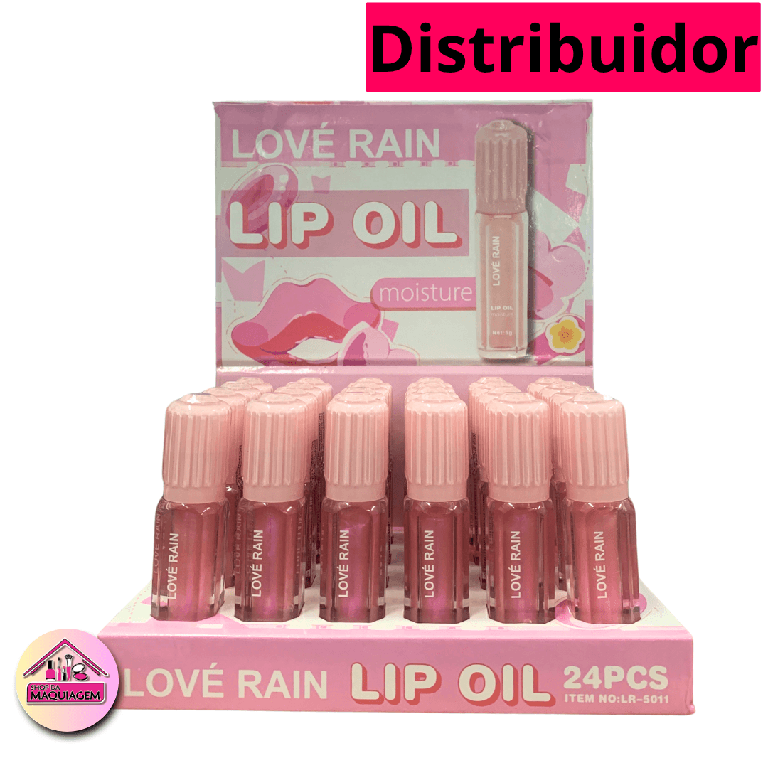 LIP OIL LOVE RAIN MOISTURE _BOX 24 UNDS | SHOP DA MAQUIAGEM