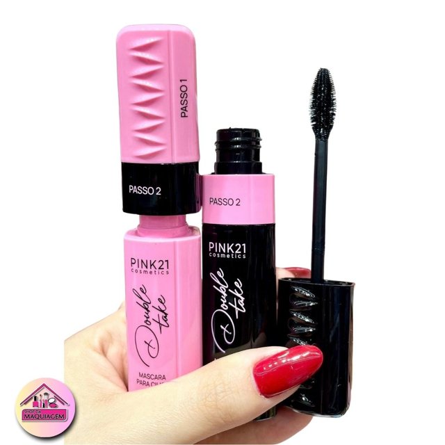 MASCARA PARA CILIOS 2 EM1 PINK 21 _KIT 6UNDS | SHOP DA MAQUIAGEM
