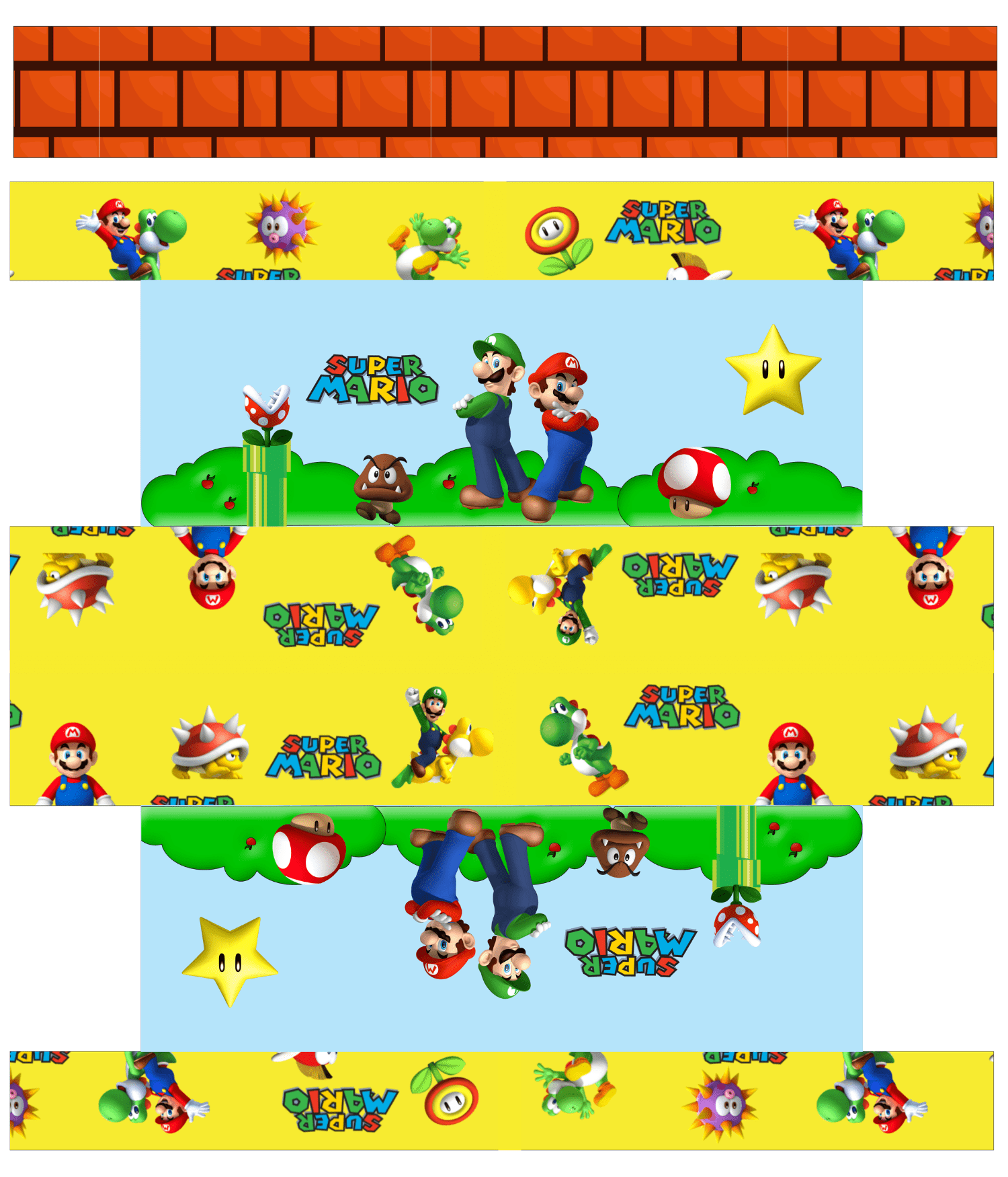 Painel Estojo Duplo Super Mario 1 - ED1 | Artes da Tassi
