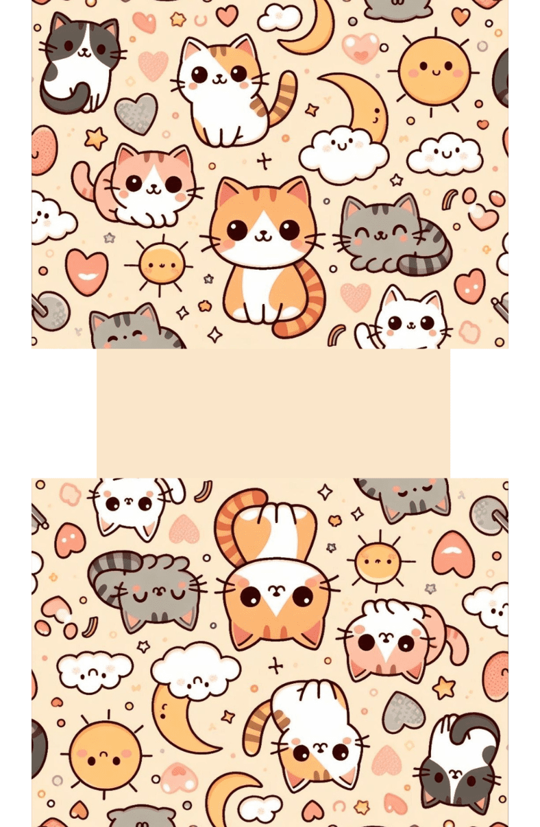 Painel Necessaire Trapézio Gatos 5 - NT50 | Artes da Tassi Painel Necessaire Trapézio Gatos 5 - NT50 | Artes da Tassi