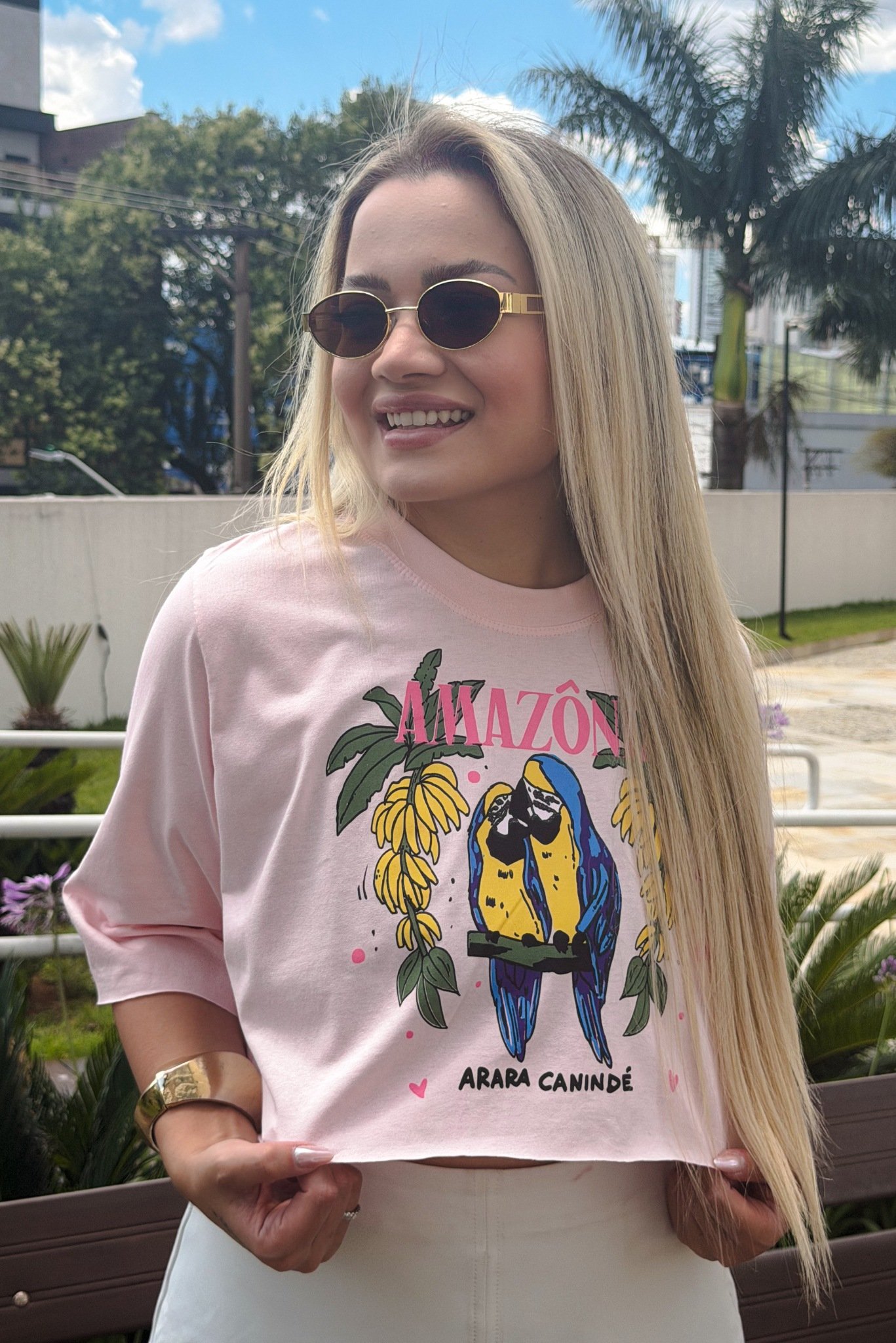 CROPPED AMAZONIA ARARA | Nibrand